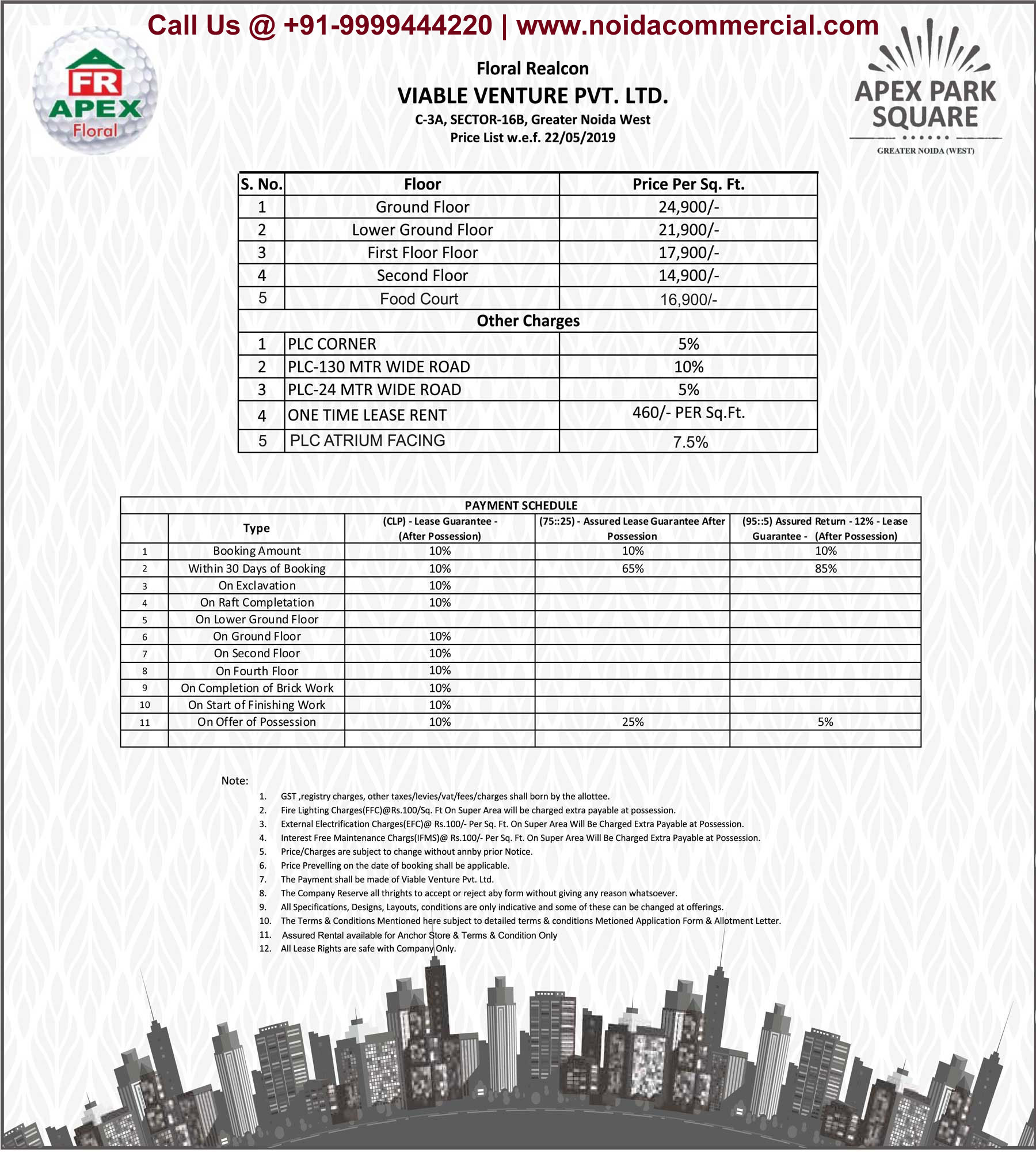 apex park square | apex Greater noida west commercial, Apex shops, Price