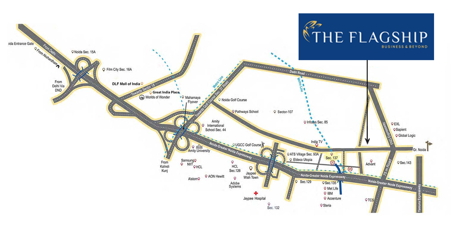 CRC The Flagship-Office Spaces Retail Shops Sector 140a Noida